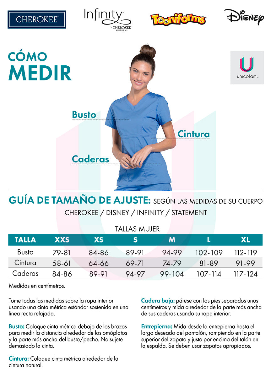 PIJAMA QUIRÚRGICA CHEROKEE PEANUTS INFINITY TF633-CK110A – Unicofam